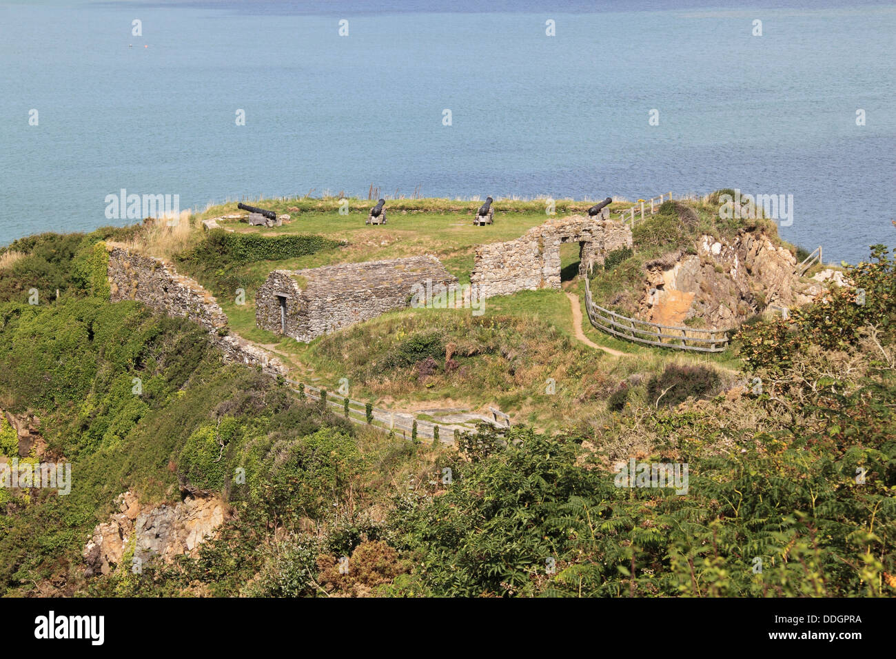 Old Fort, completed 1781, Fishguard, Pembrokeshire, Wales, Great ...