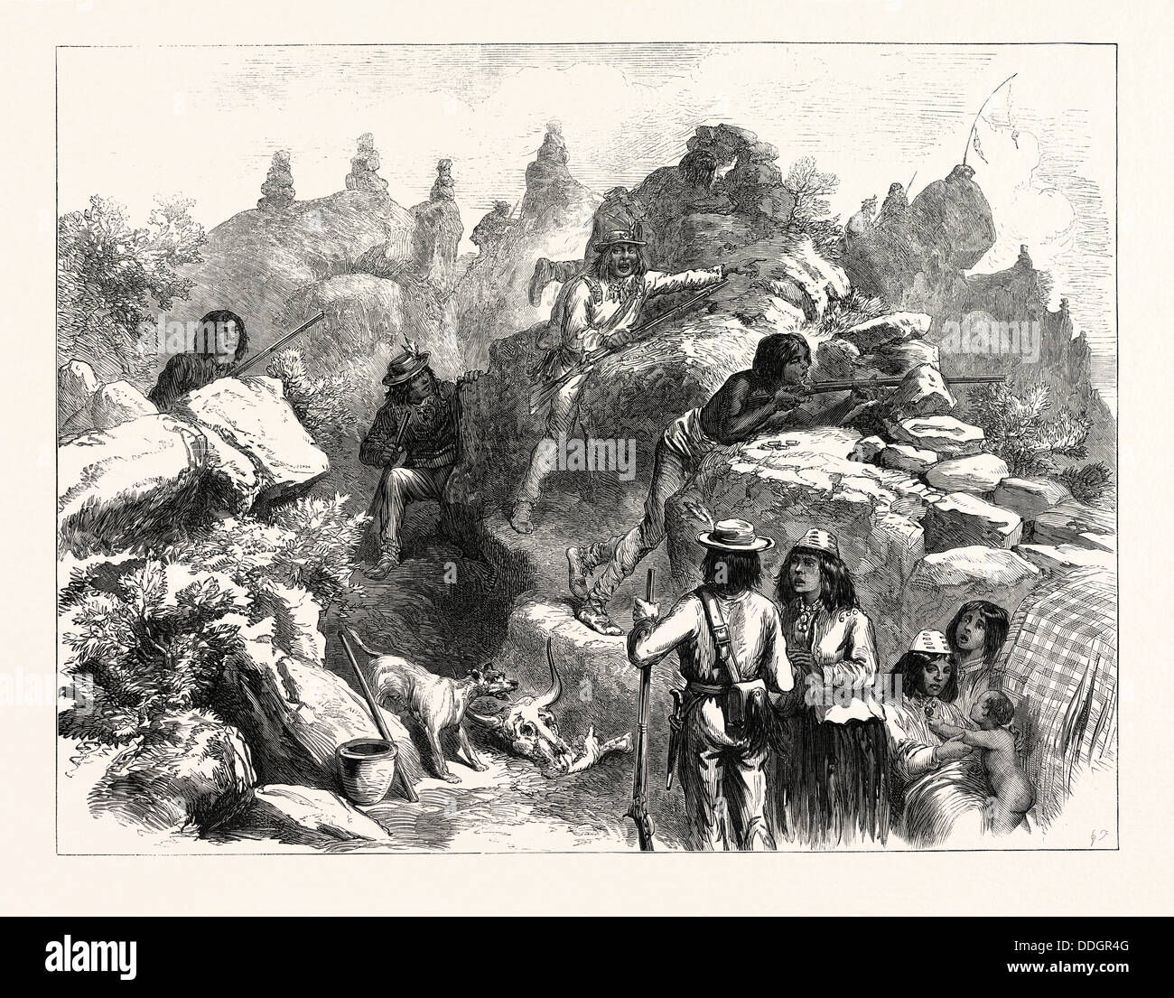 California native american 19th century hi-res stock photography and ...