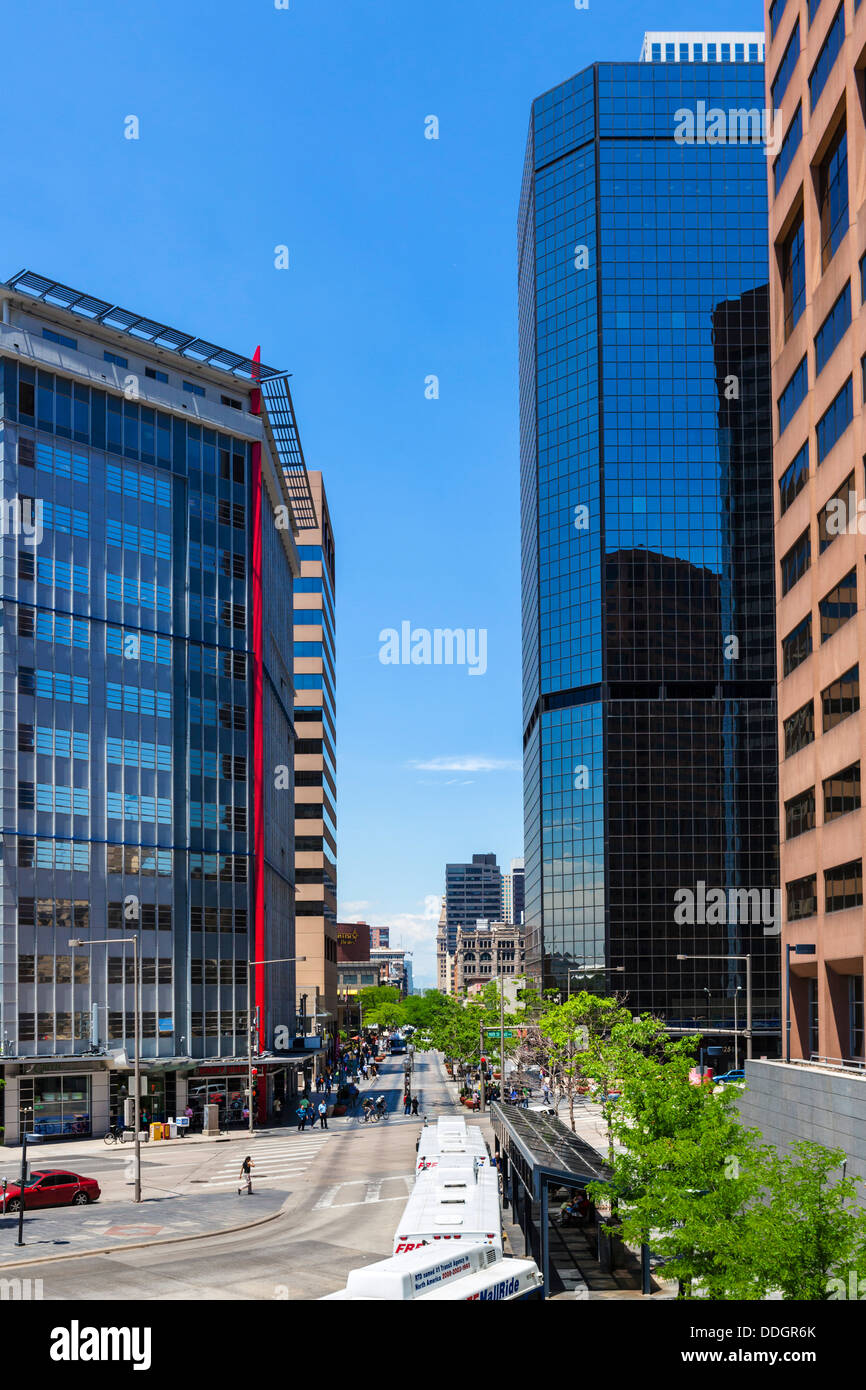 Office buildings of downtown denver hi-res stock photography and images ...