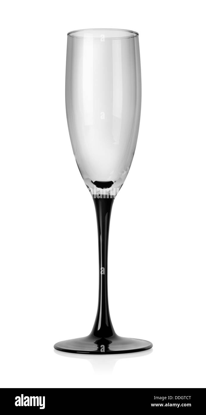 Empty champagne glass Stock Photo - Alamy