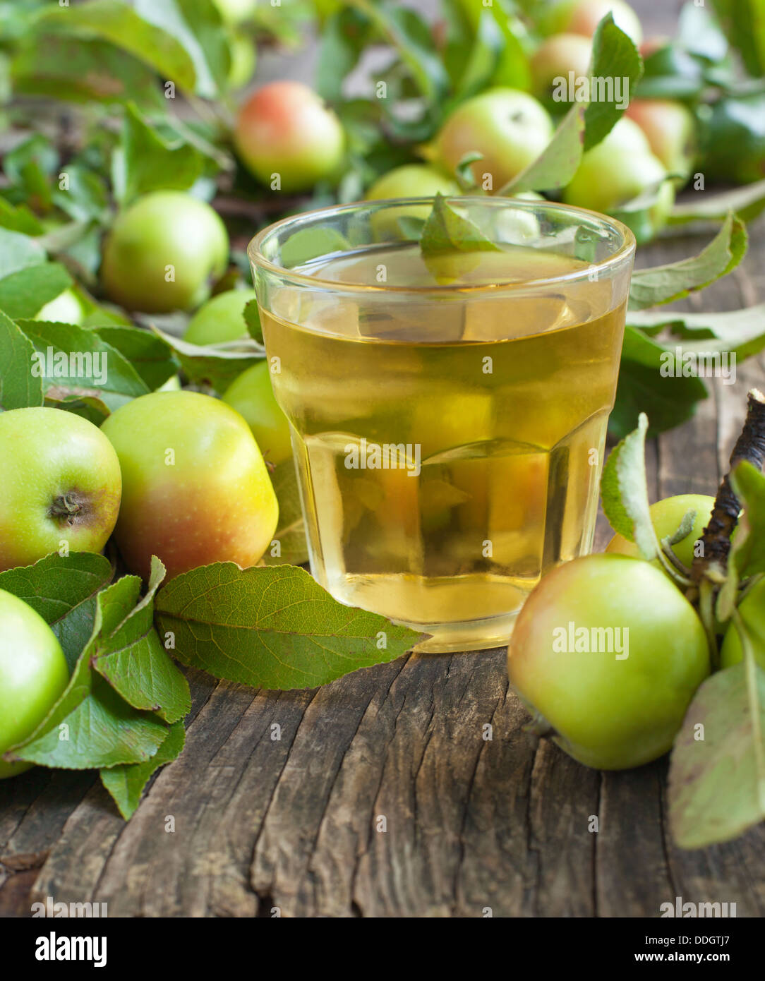 Closeup glass cup apple hi-res stock photography and images - Alamy