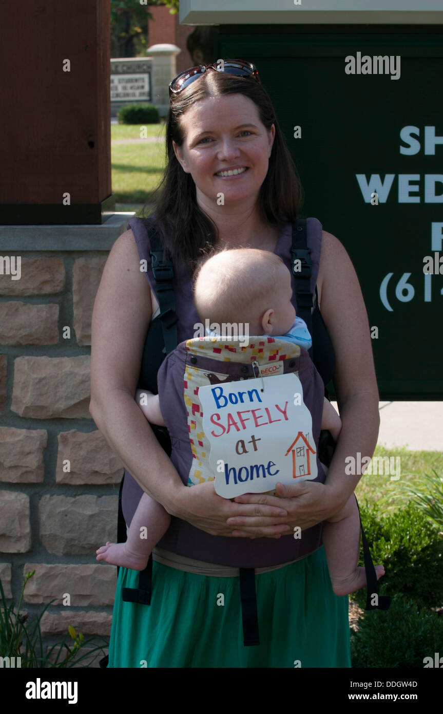 Columbus, Ohio. 11th May, 2013, Jenna Simons shows her support for ...