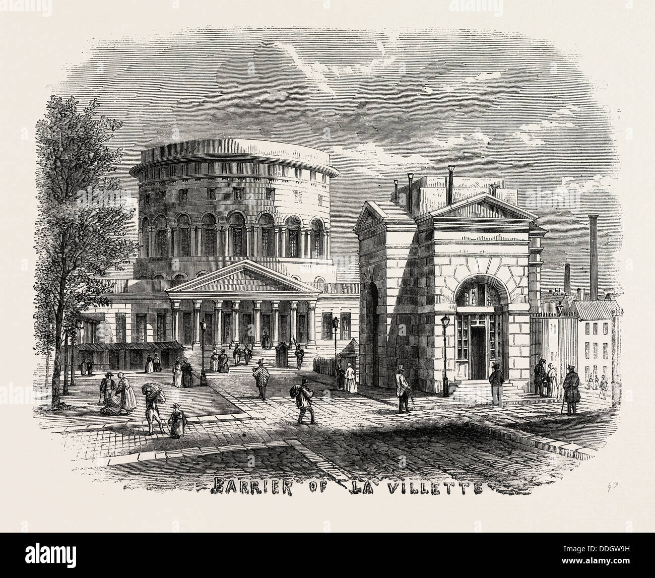 19th century paris la villette hi-res stock photography and images - Alamy