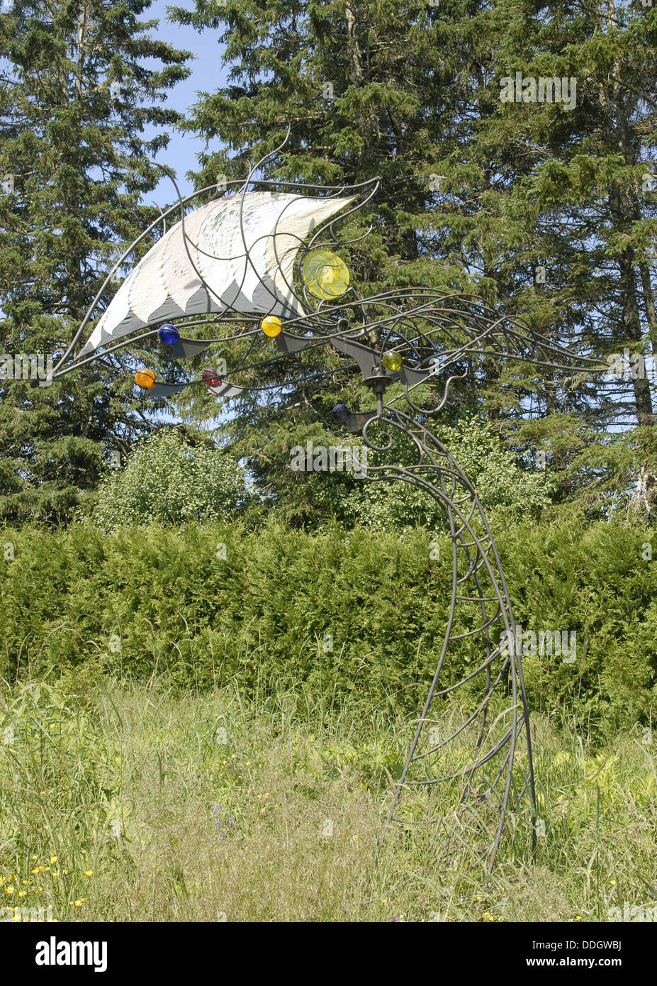 Aeolian Symphony. Sculpture by Don Pell and Anna Hergert Stock Photo ...