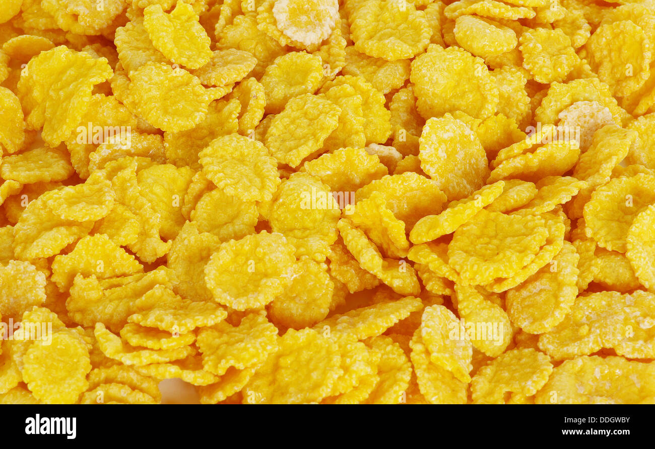 Corn flakes texture hi-res stock photography and images - Alamy