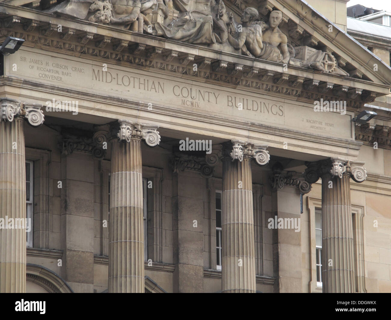 Former Mid-Lothian County Buildings, now Lothian Chambers (Registrar's ...