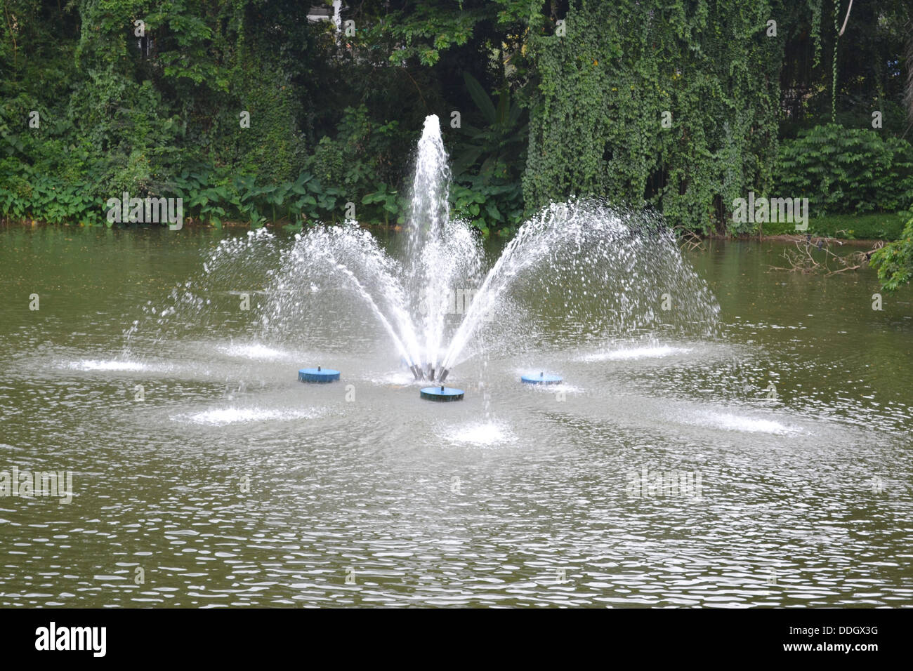water splash stream fountain Stock Photo - Alamy