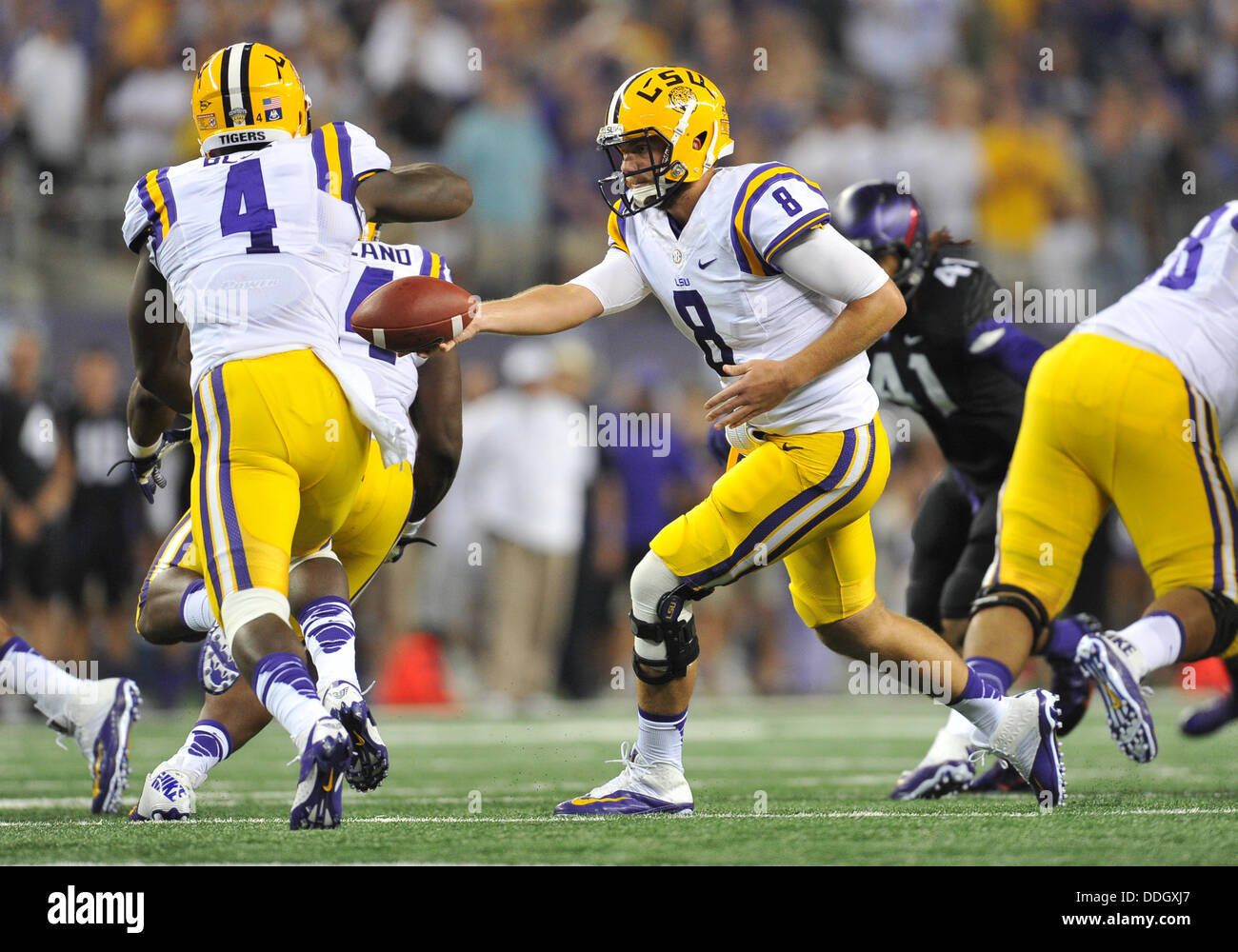 Aug. 31, 2013 - Aug. 31,2013:.LSU Tigers quarterback Zach Mettenberger ...