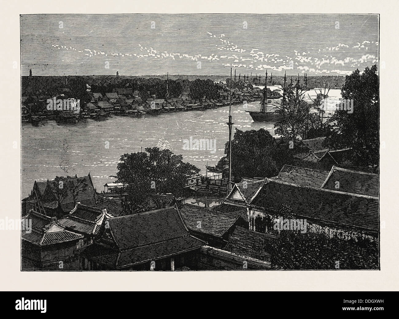 Thailand bangkok river menam chao hi-res stock photography and images ...