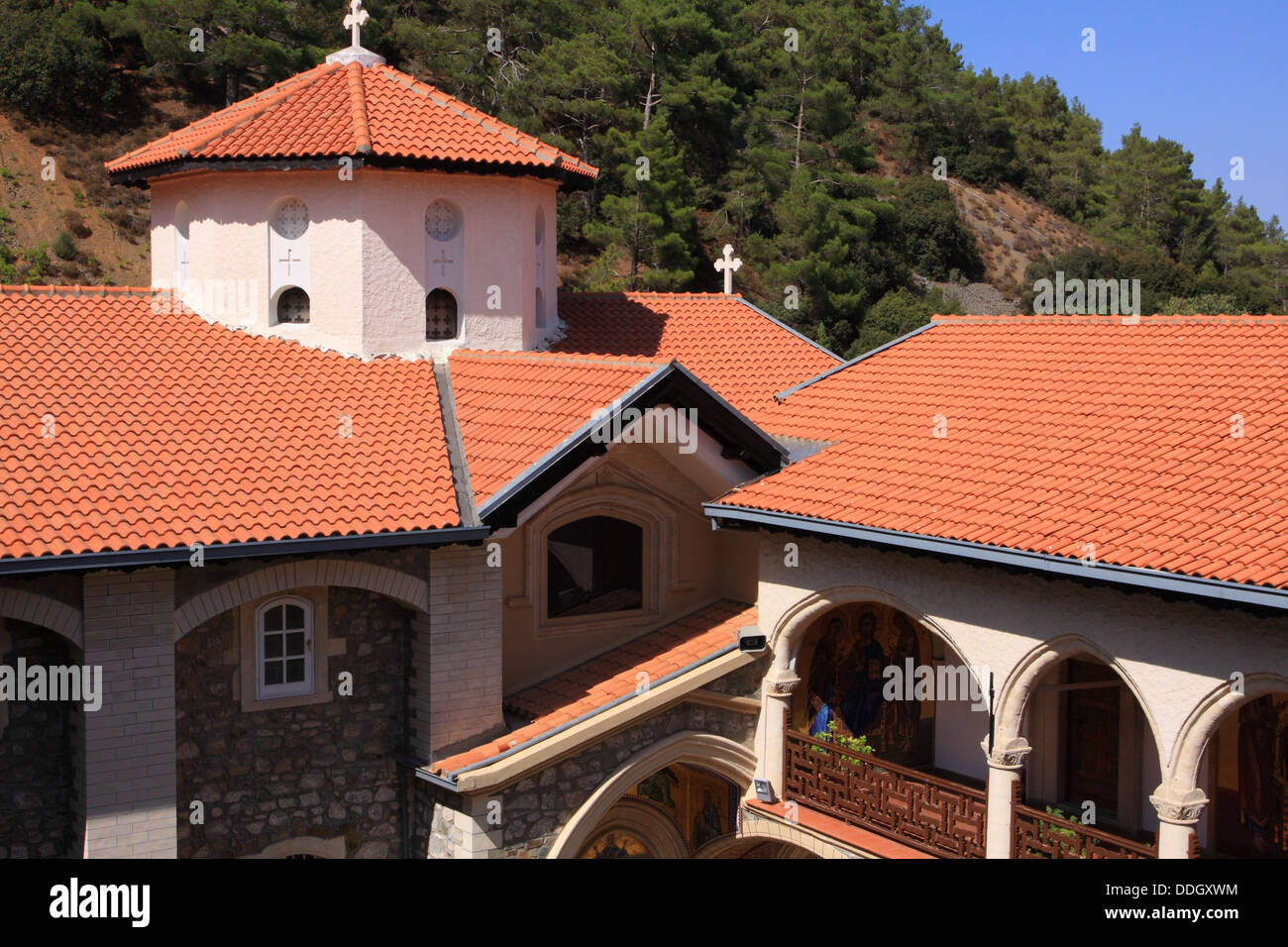 Kykkos Monastery, Troodos mountains, Cyprus, Europe Stock Photo - Alamy