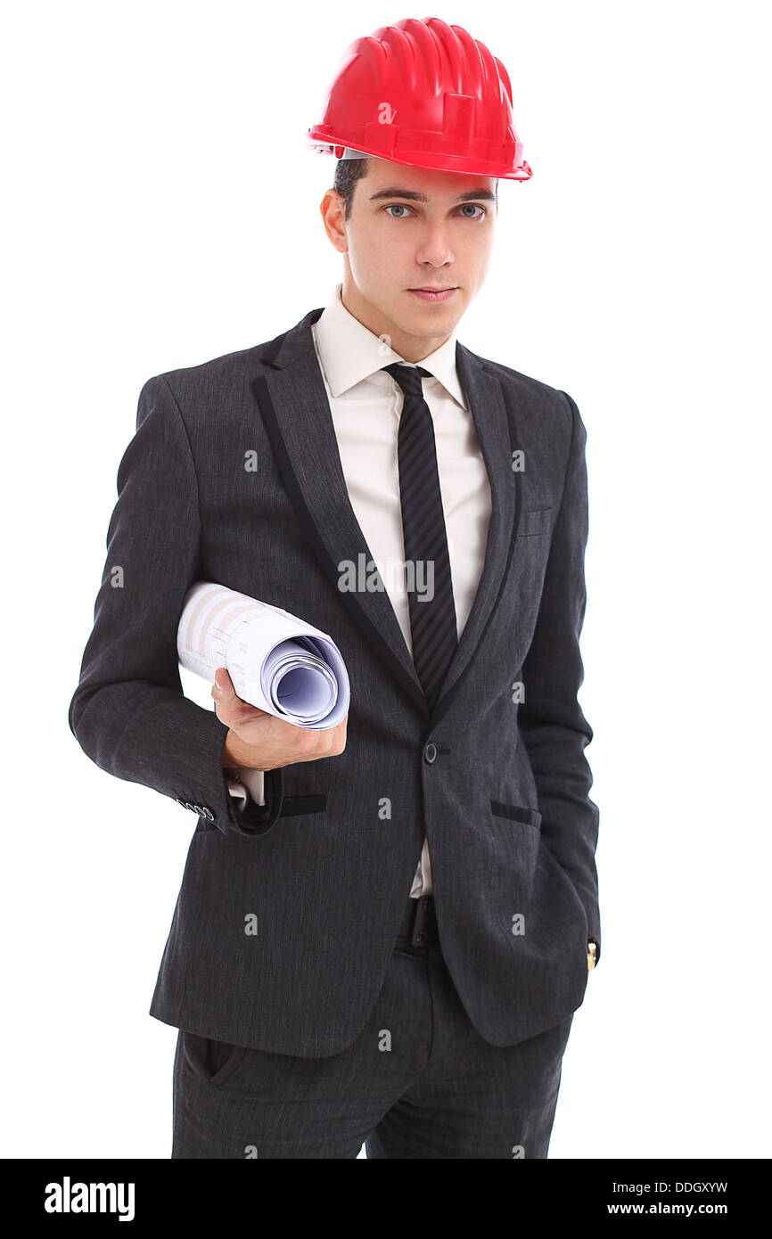 Young handsome engineer Stock Photo - Alamy