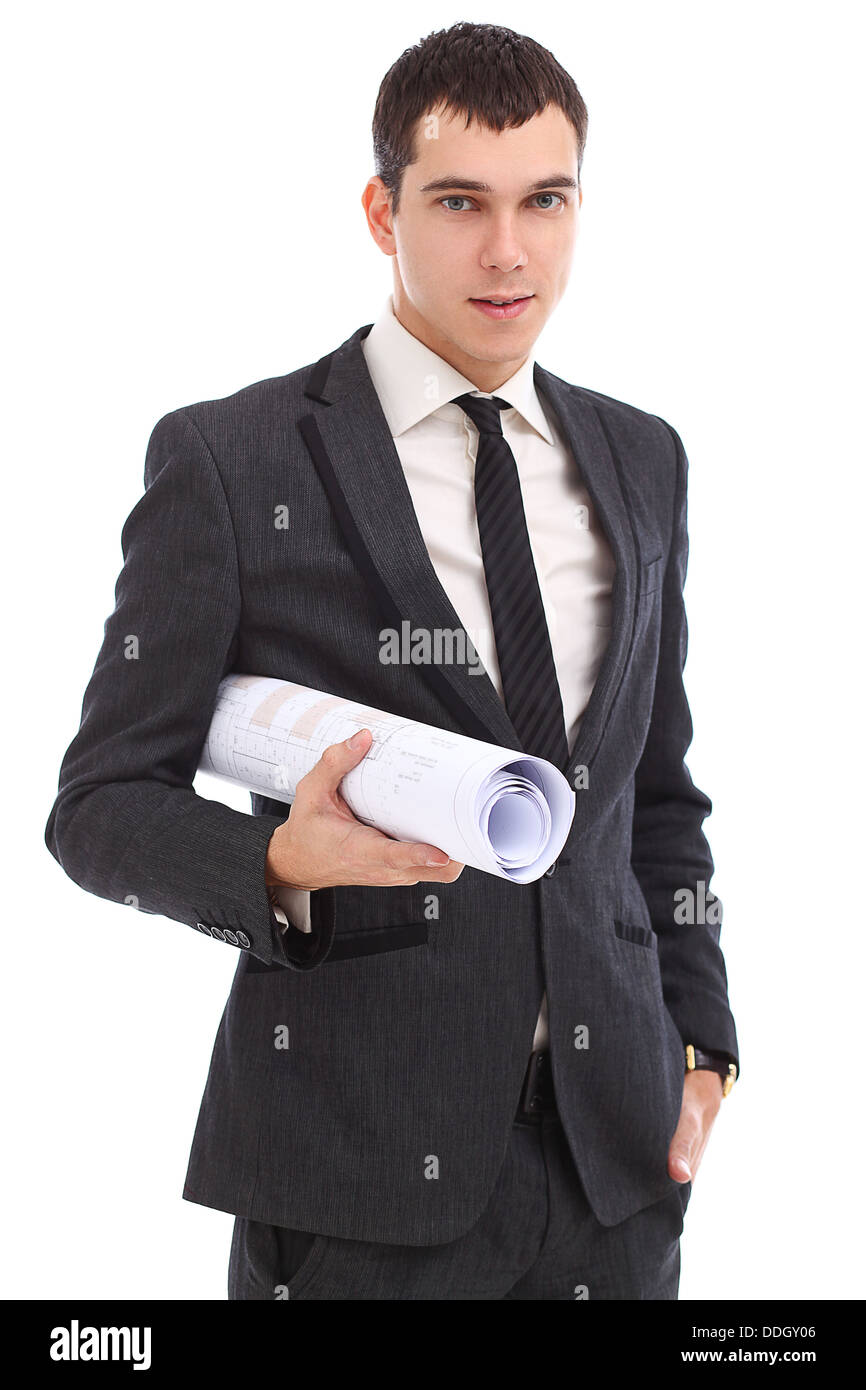 Young handsome engineer Stock Photo - Alamy
