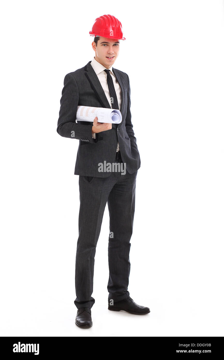 Young handsome engineer Stock Photo - Alamy