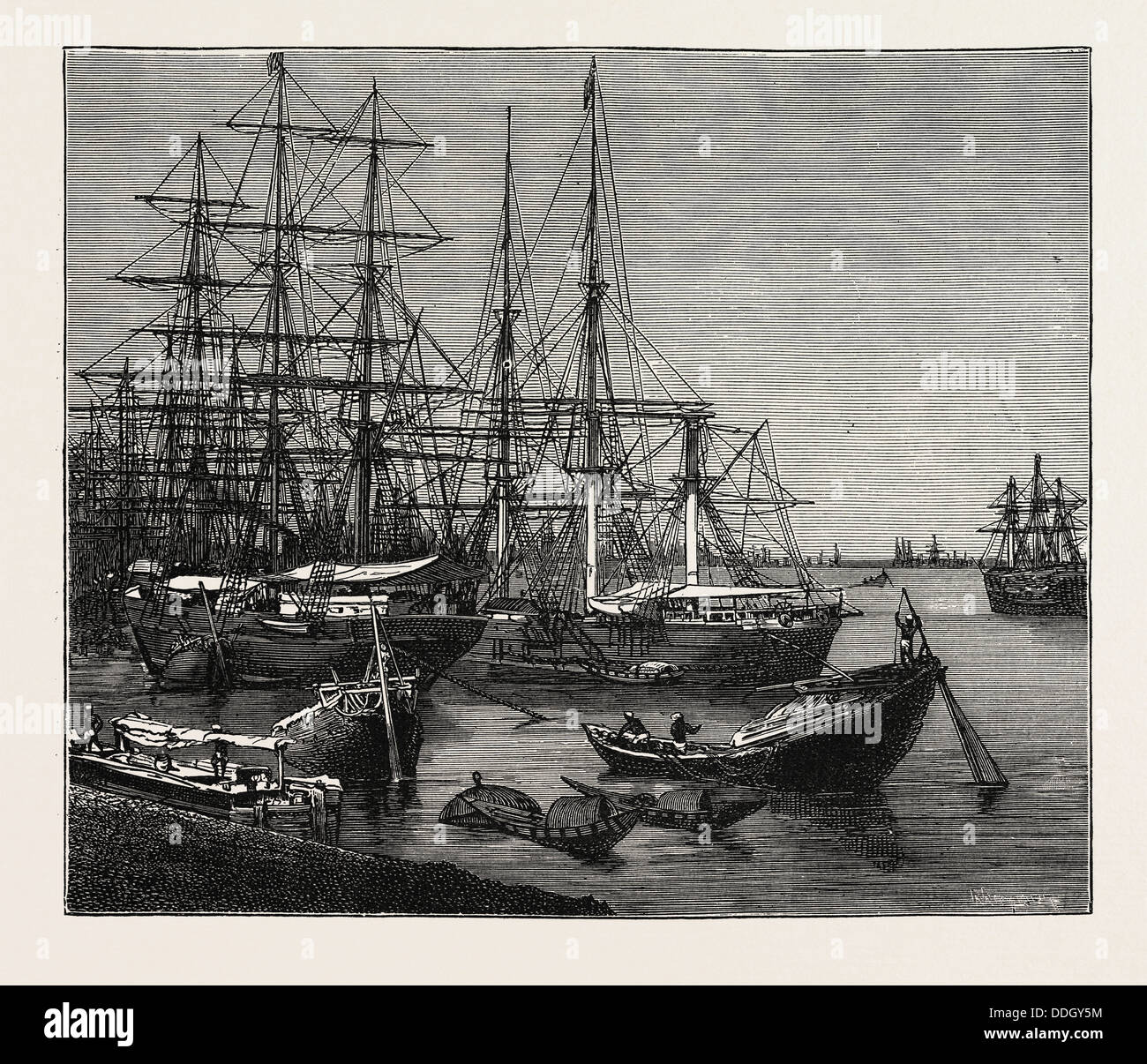 Calcutta port hi-res stock photography and images - Alamy