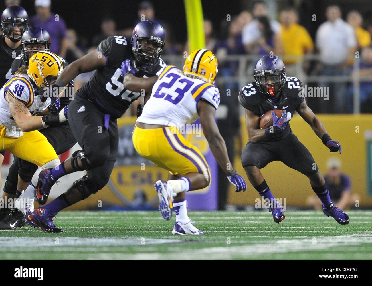 Aug. 31, 2013 - Aug. 31,2013:.TCU Horned Frogs running back B.J ...