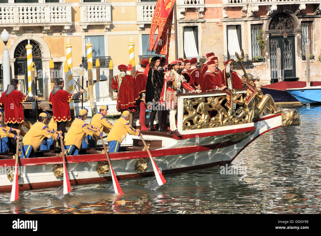 The Bucintoro at the historical regatta in Venice - Regata Storica di ...