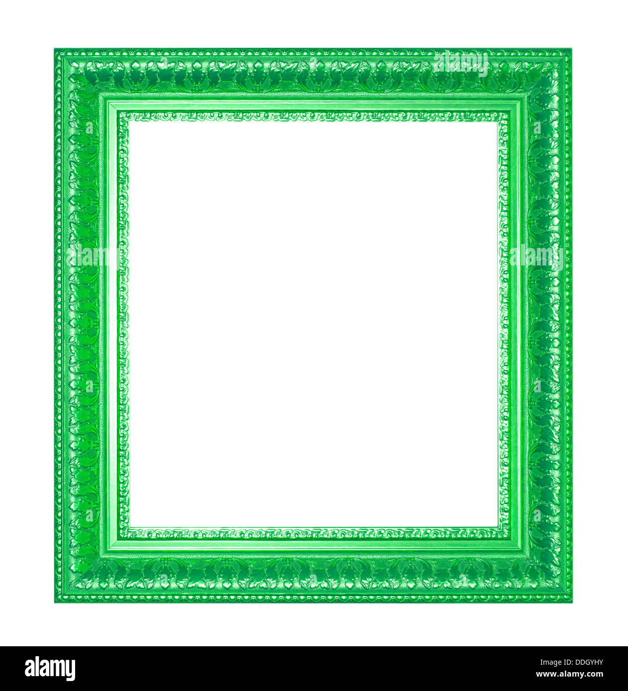 Image vintage green gilded frame hi-res stock photography and images ...
