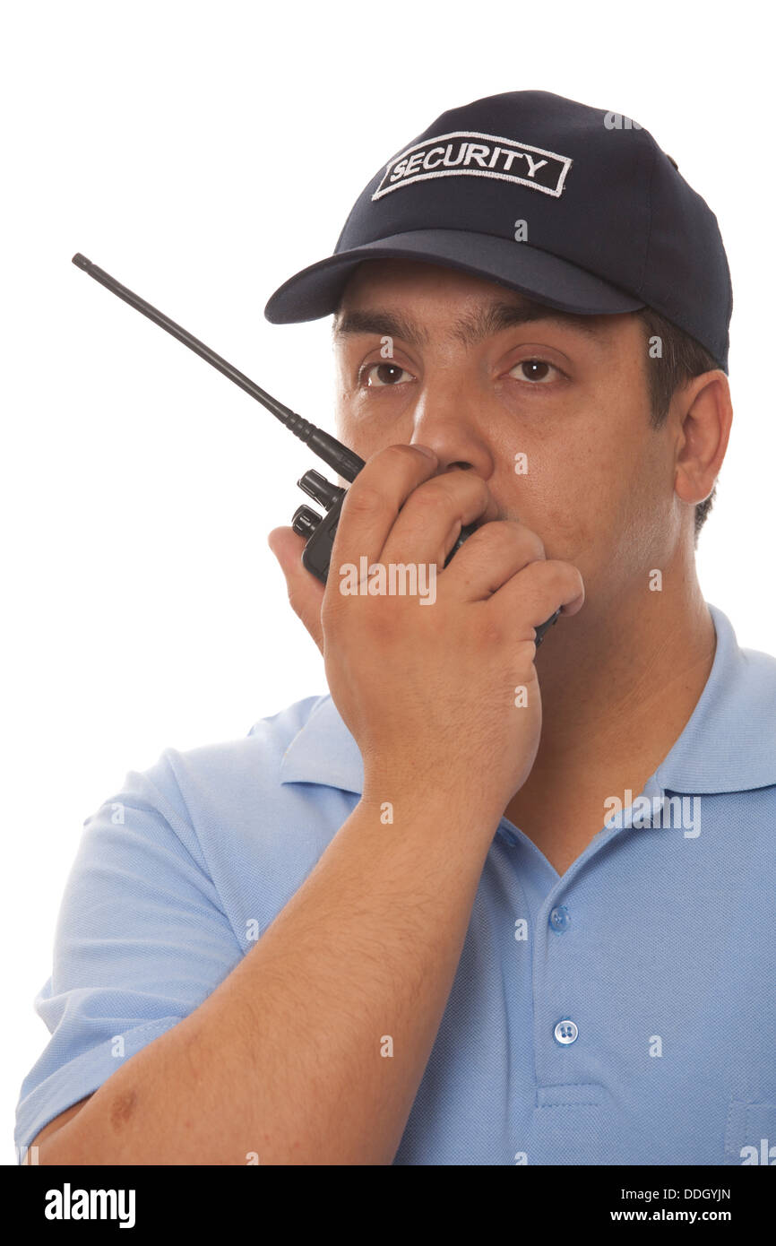 Security guard hand holding cb hi-res stock photography and images - Alamy