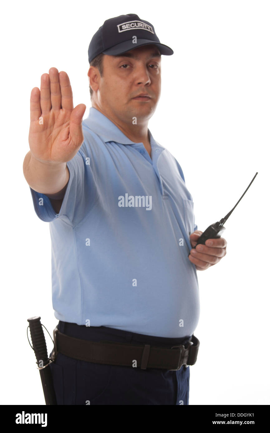 Security Guard Hand Holding Cb High Resolution Stock Photography and ...