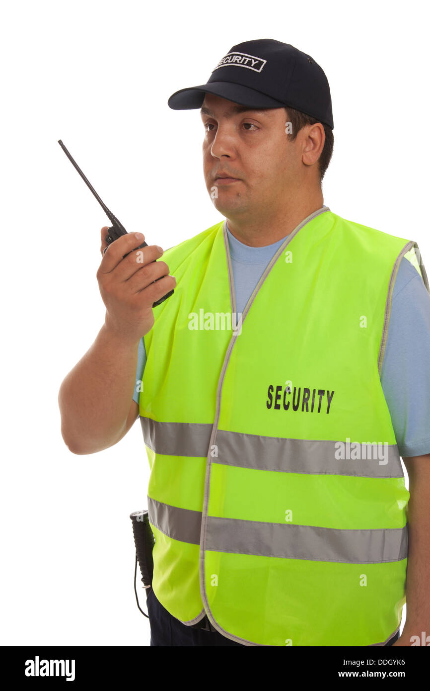 Security Guard Hand Holding Cb High Resolution Stock Photography and ...