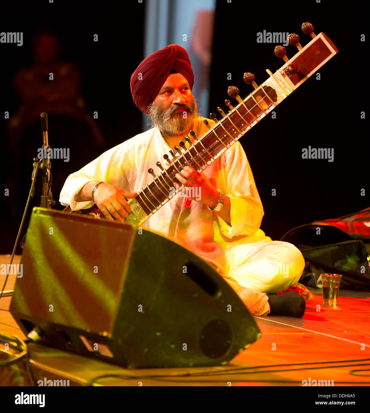Indian classical musical instruments sitar hi-res stock photography and ...