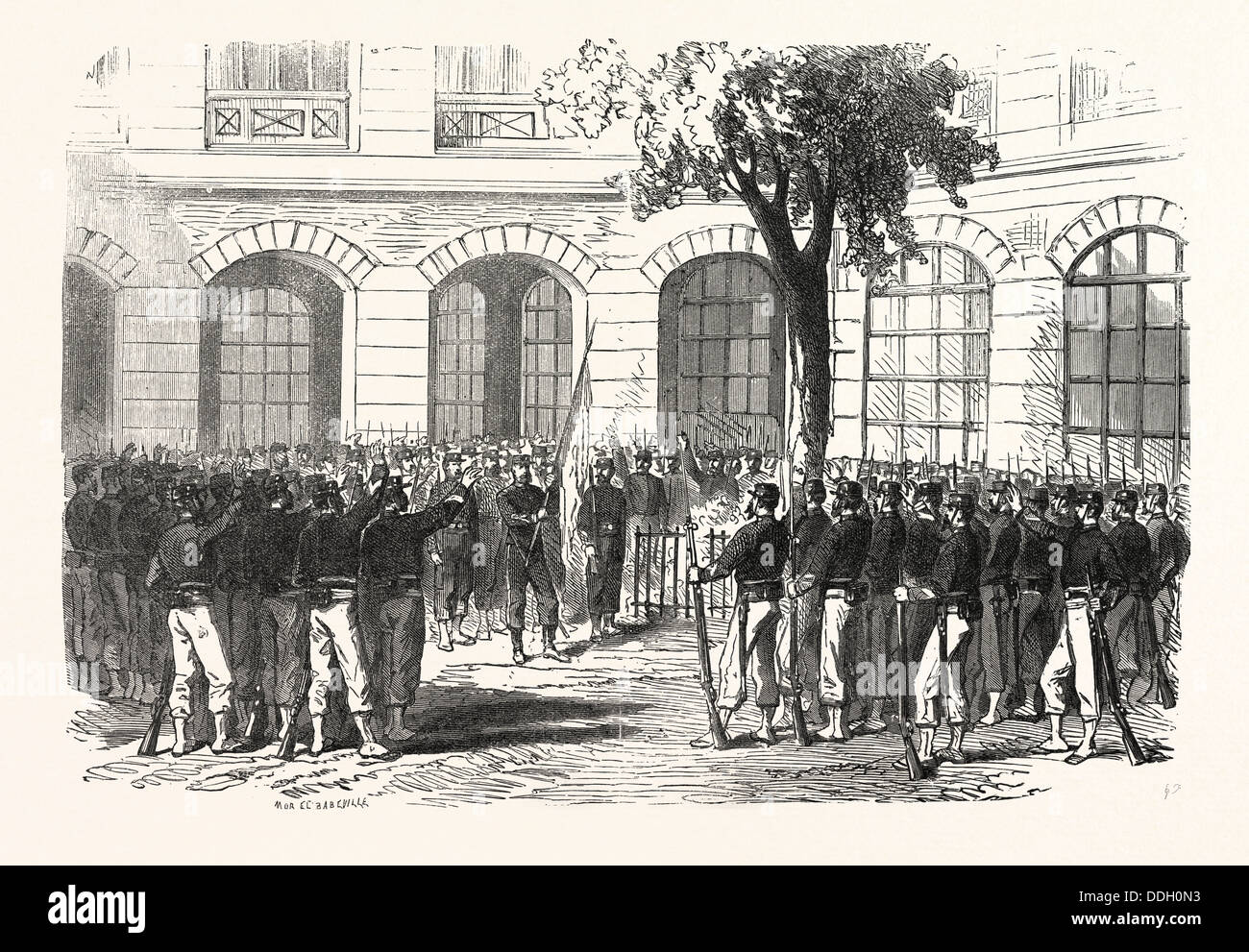 Franco-Prussian War: francs-tireurs of Paris pledge allegiance to their ...