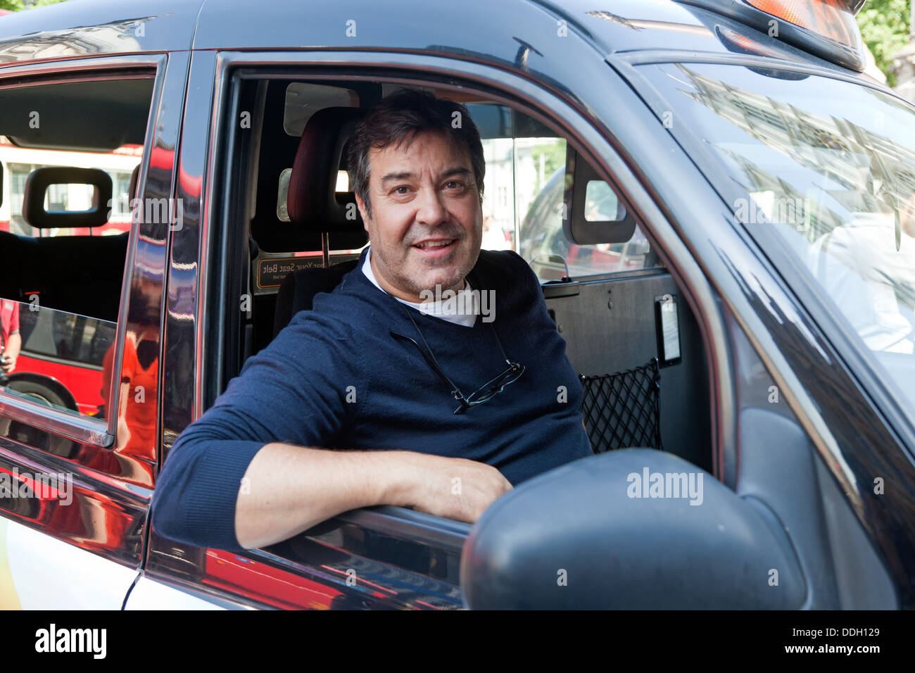 Black cab driver hi-res stock photography and images - Alamy