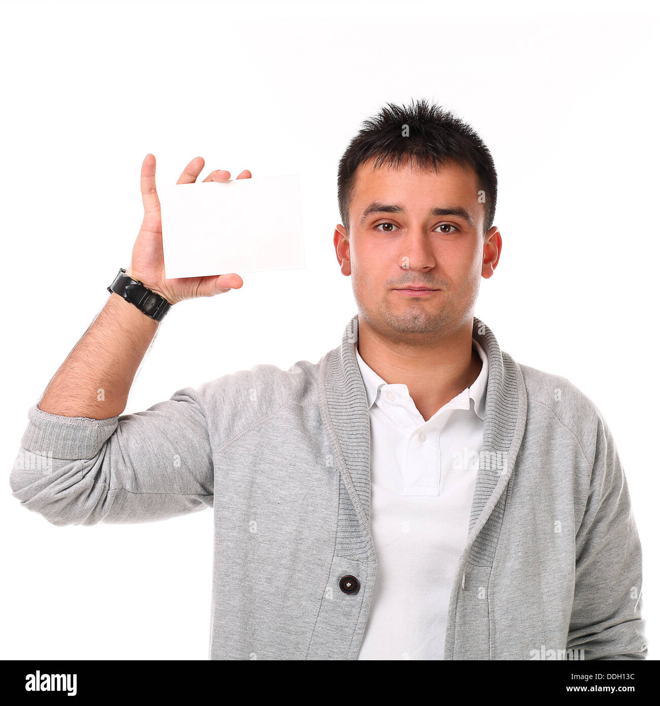 Young handsome man with board Stock Photo - Alamy
