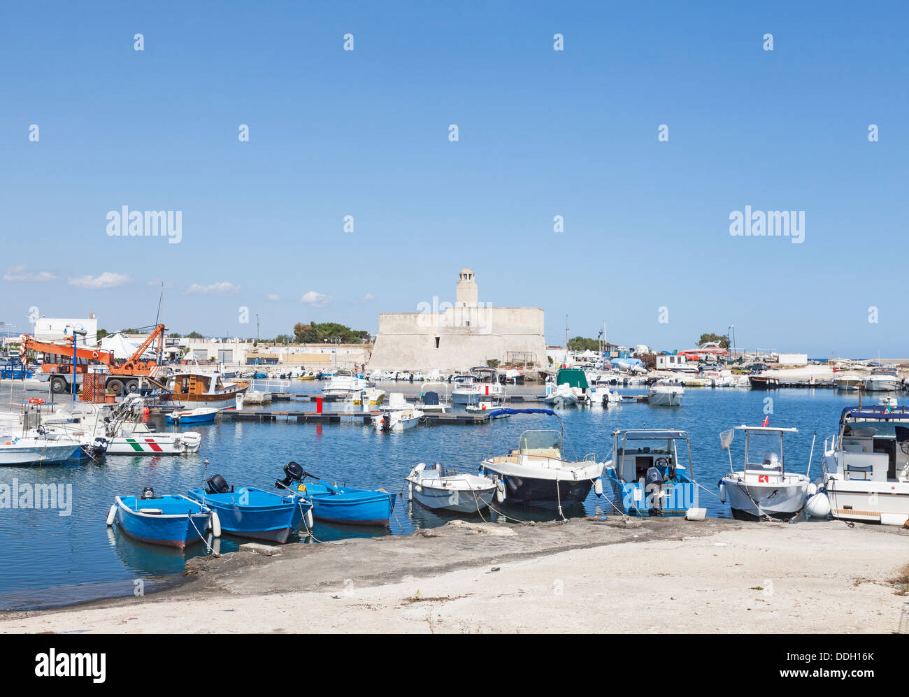 Villanova, a coastal village near Ostuni, Apulia southern Italy with a ...
