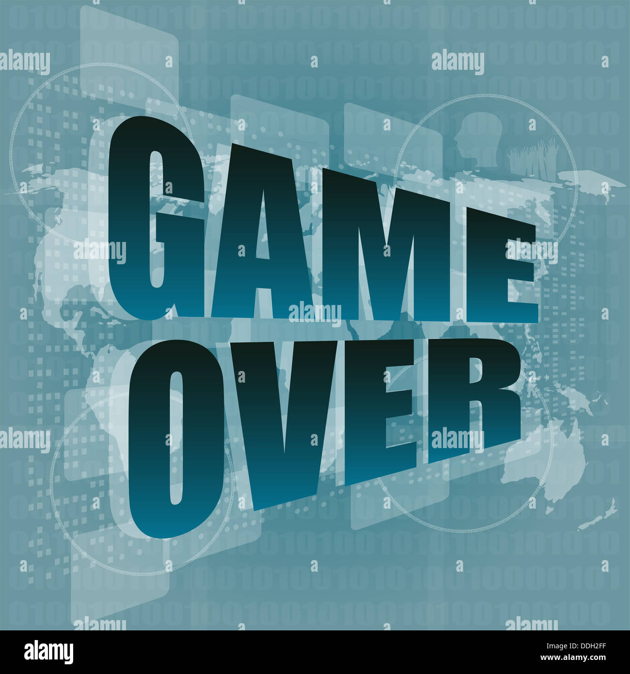 The end screen film word hi-res stock photography and images - Alamy