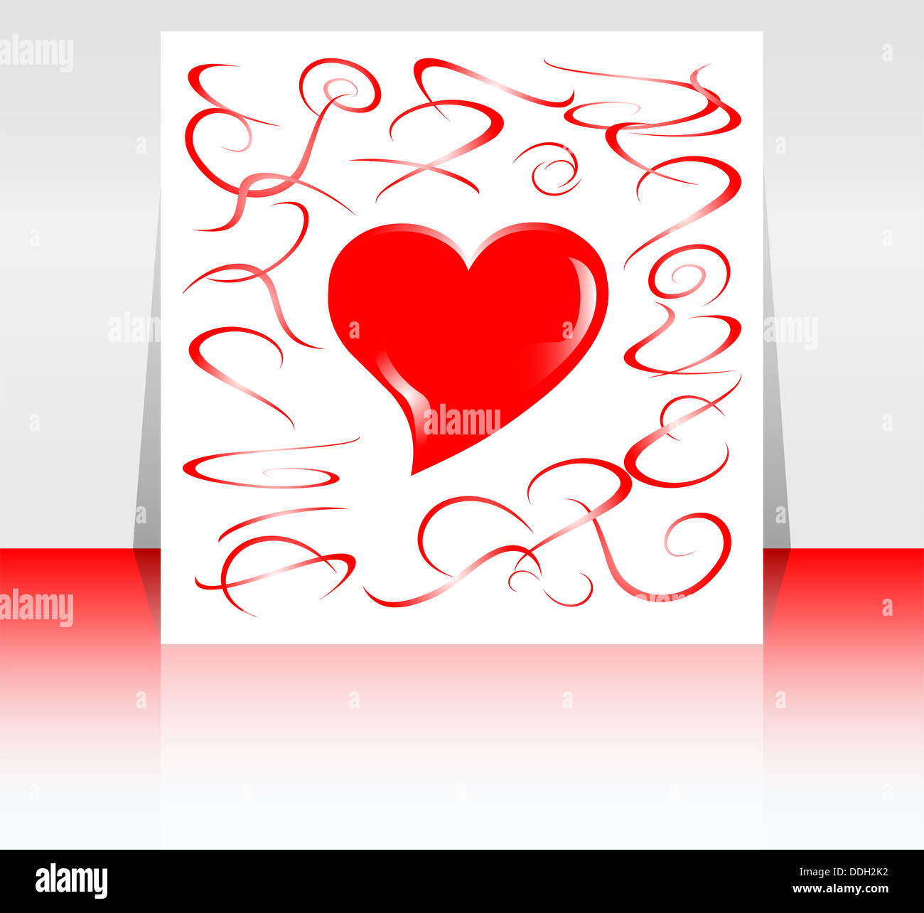 Beautiful background with hearts and place for text. Valentine's Day ...