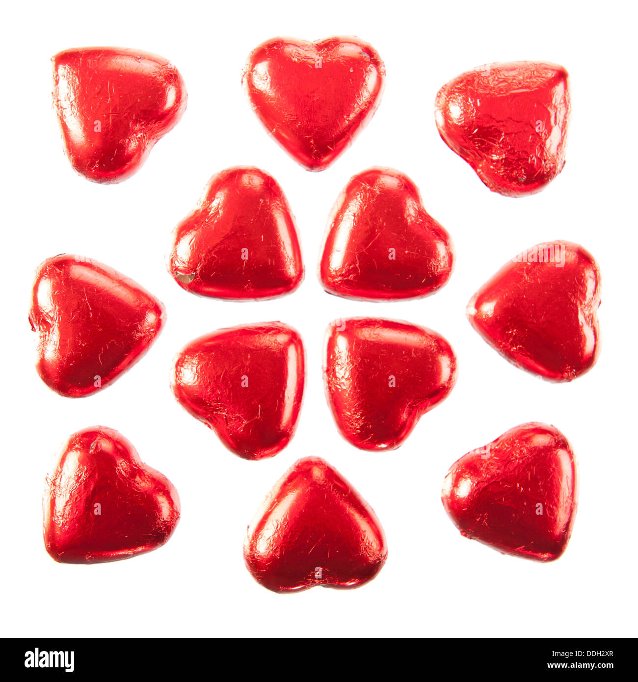 Red chocolate sweets hearts hi-res stock photography and images - Alamy