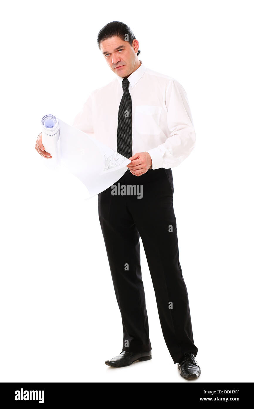 Project manager building site Cut Out Stock Images & Pictures - Alamy