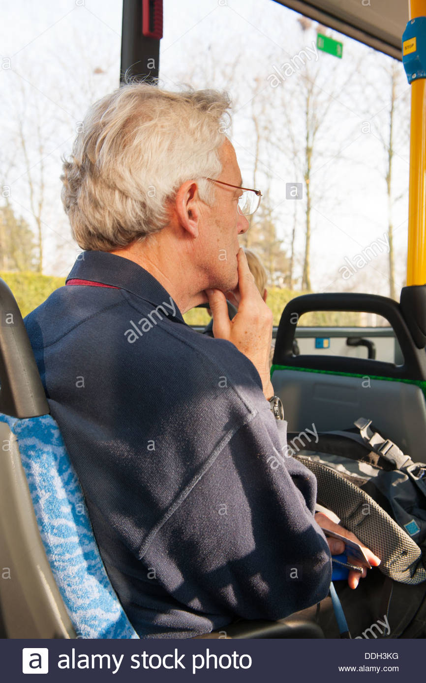 Elderly Bus Seat Stock Photos & Elderly Bus Seat Stock Images - Alamy
