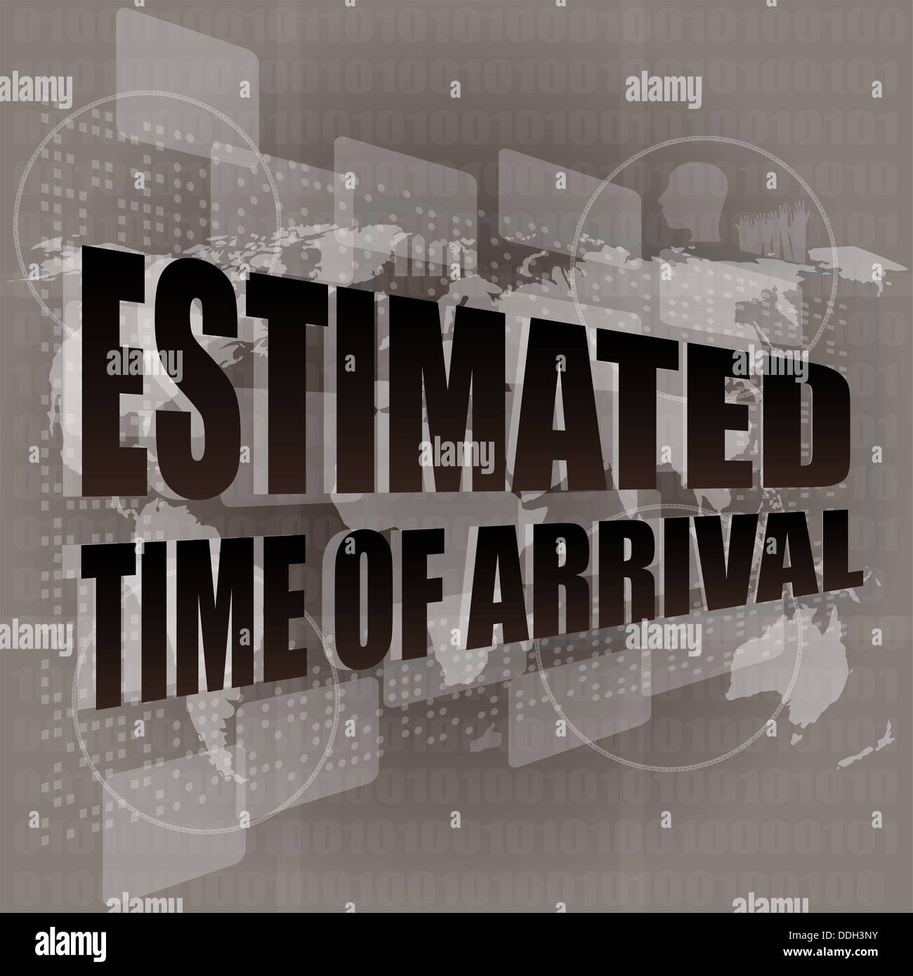 Estimated time of arrival hi-res stock photography and images - Alamy