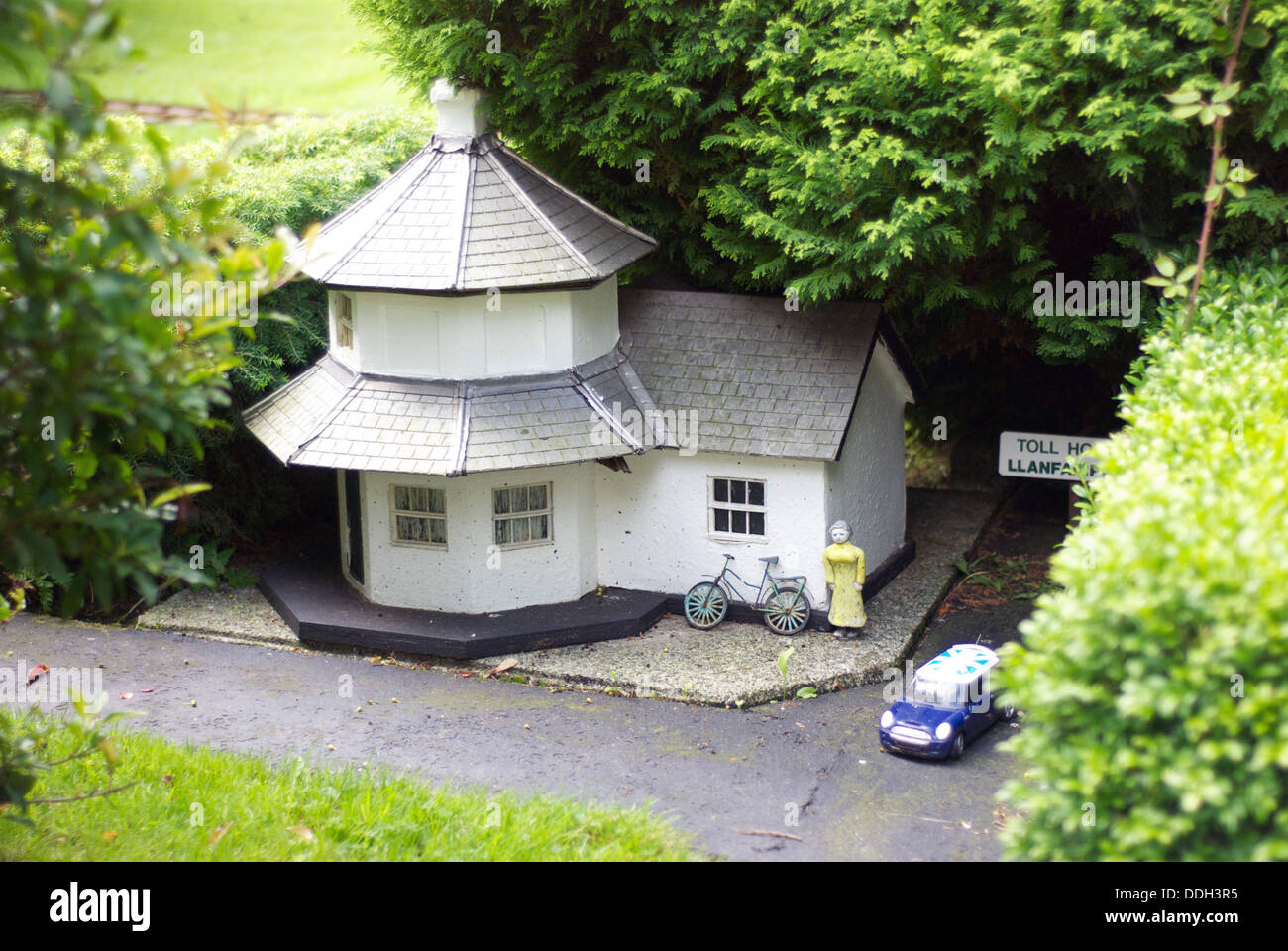 Model village in Anglesey, North Wales, UK Stock Photo - Alamy