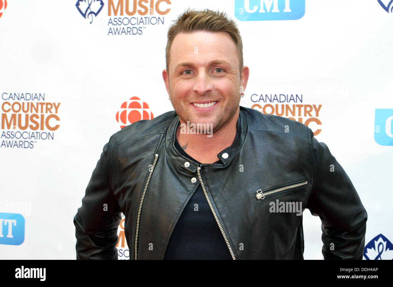 Johnny Reid at the Canadian Country Music Association Awards 2012 Stock ...
