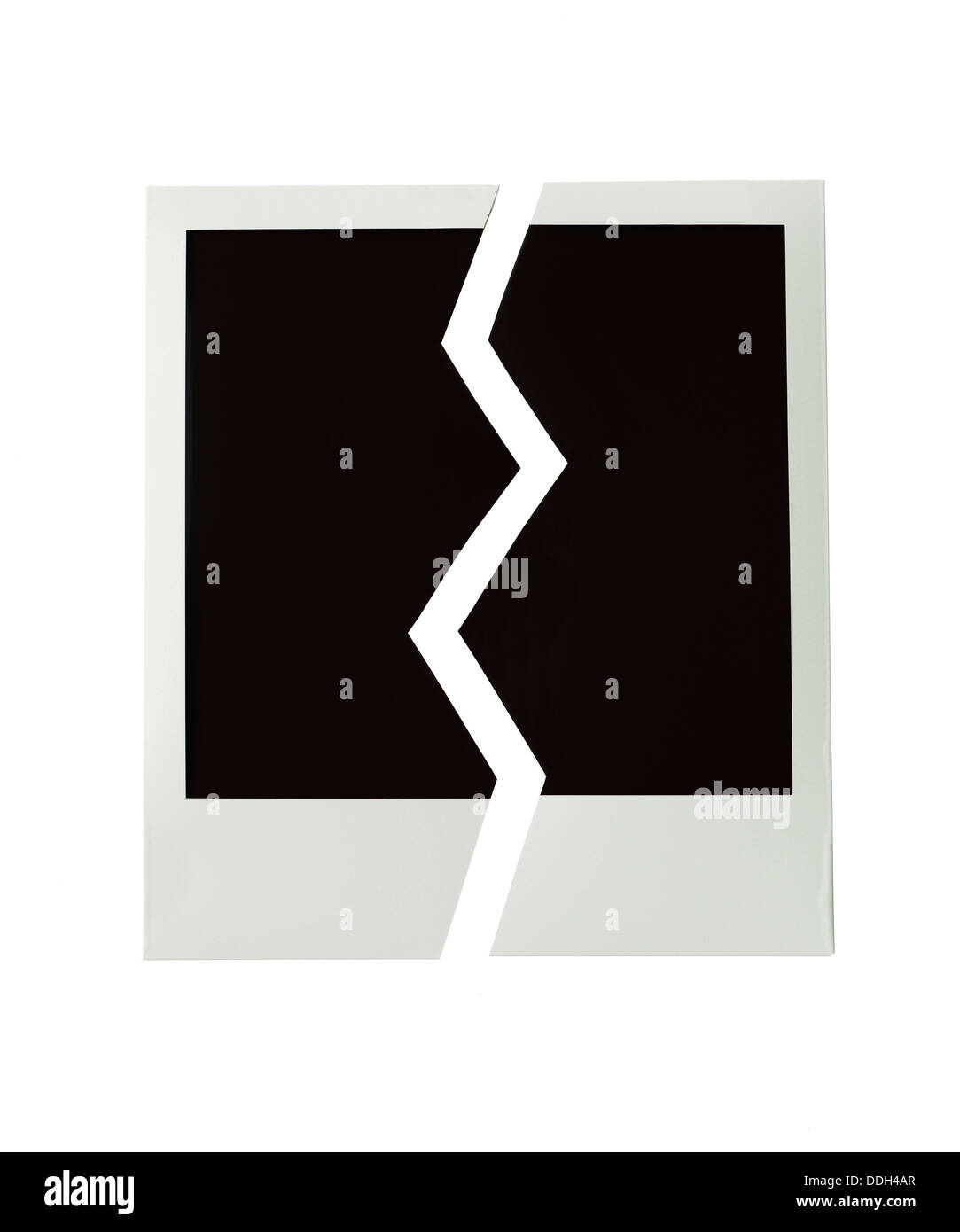Broken Instant Image Stock Photo - Alamy