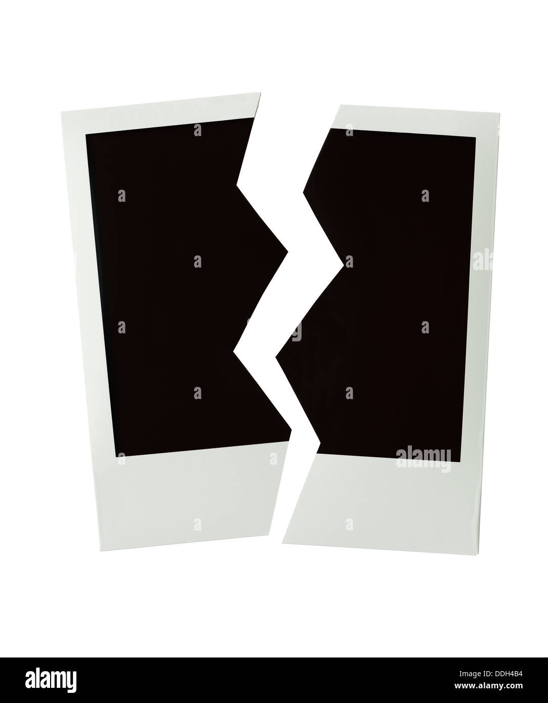 Broken Instant Image Stock Photo - Alamy
