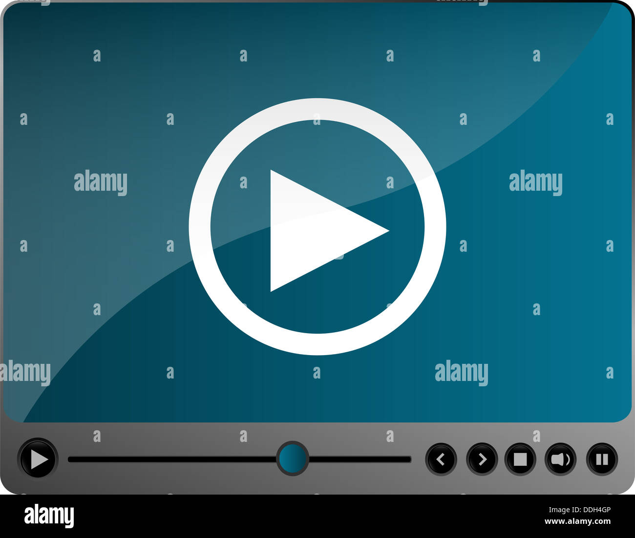 Video movie media player Stock Photo - Alamy