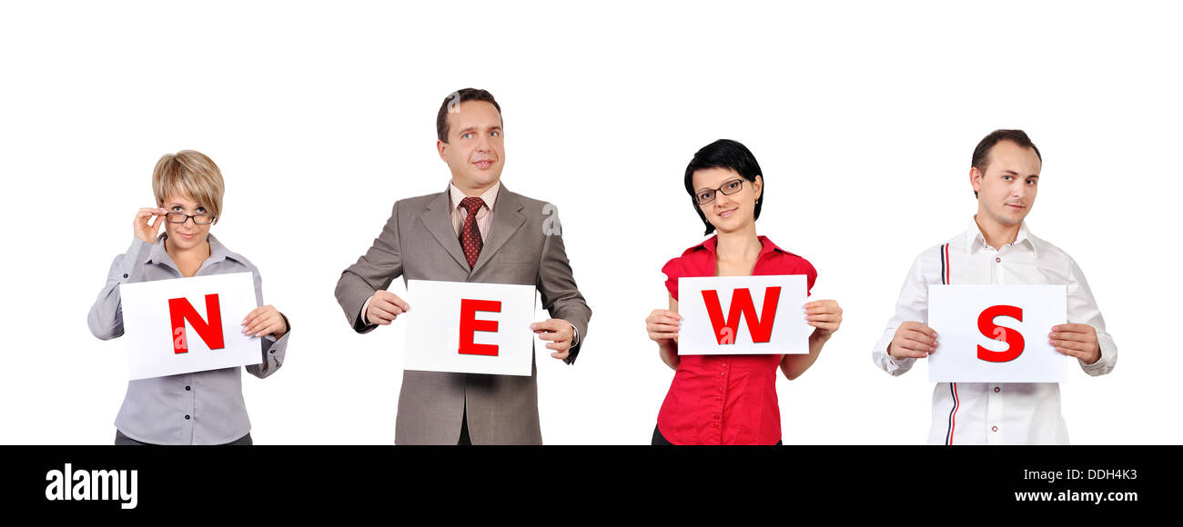 Lady news Cut Out Stock Images & Pictures - Alamy