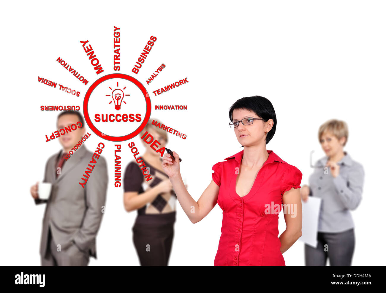 drawing success scheme Stock Photo - Alamy