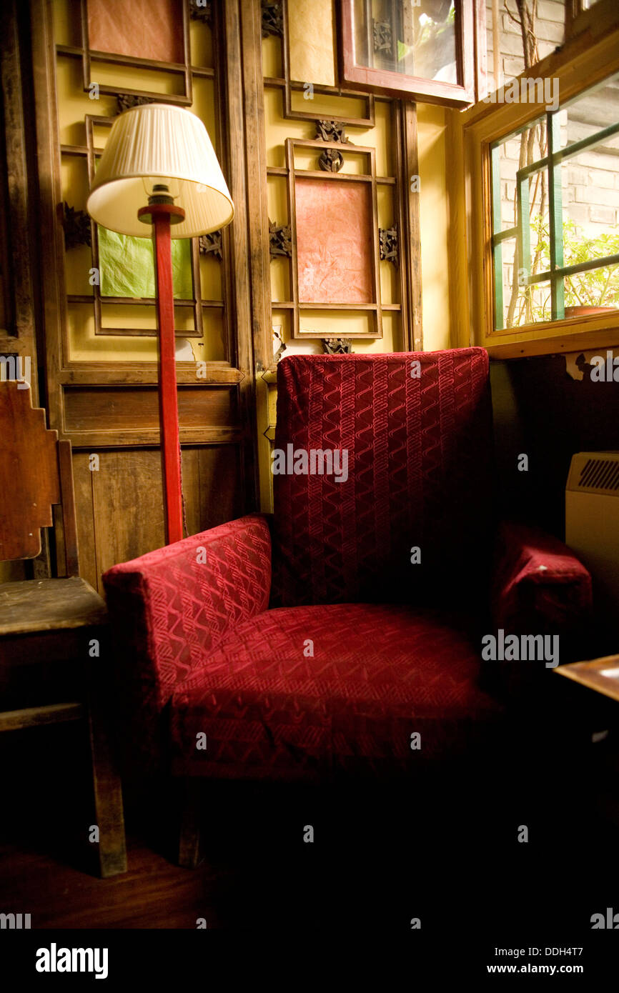 Retro Cafe Interior Stock Photo - Alamy