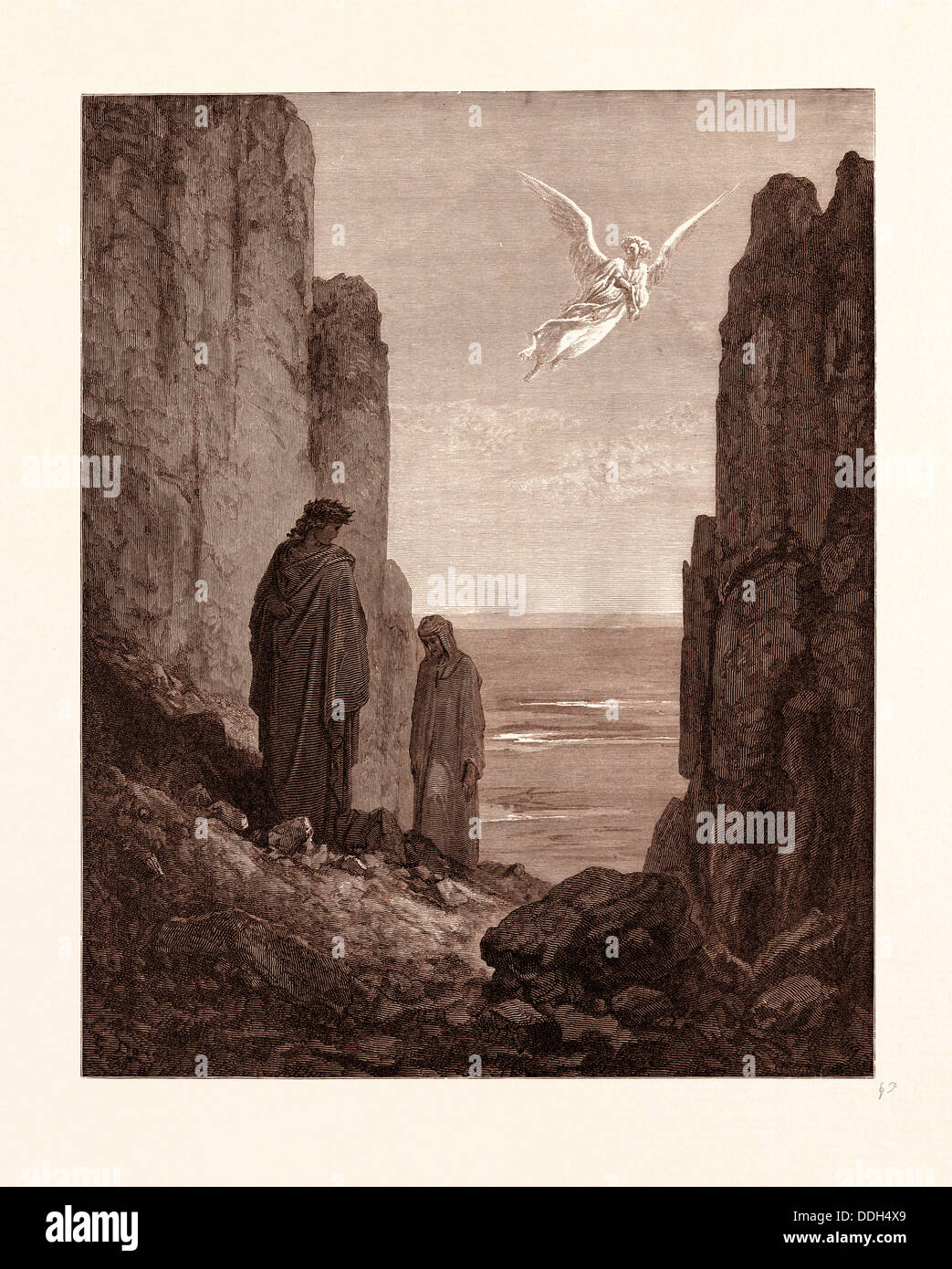 THE ANGELIC GUIDE, BY GUSTAVE DORE Stock Photo - Alamy