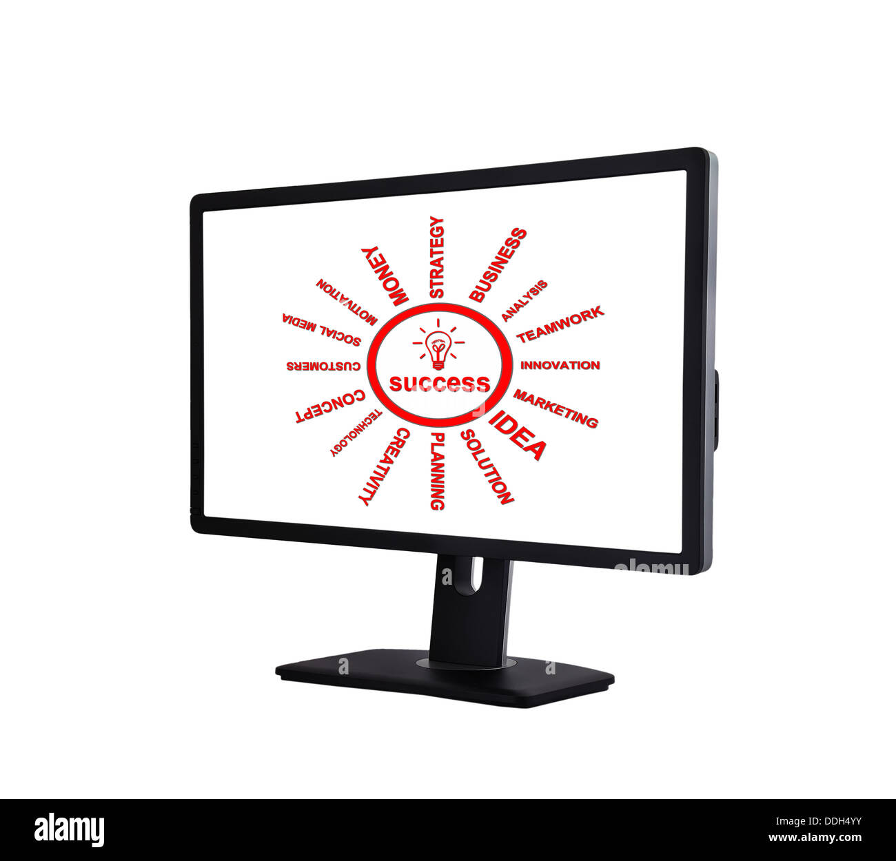 Pc monitor screen Cut Out Stock Images & Pictures - Alamy