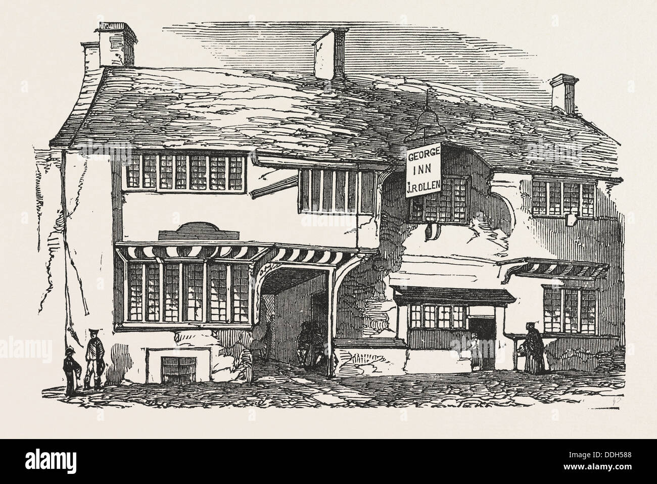 Old george inn hi-res stock photography and images - Alamy