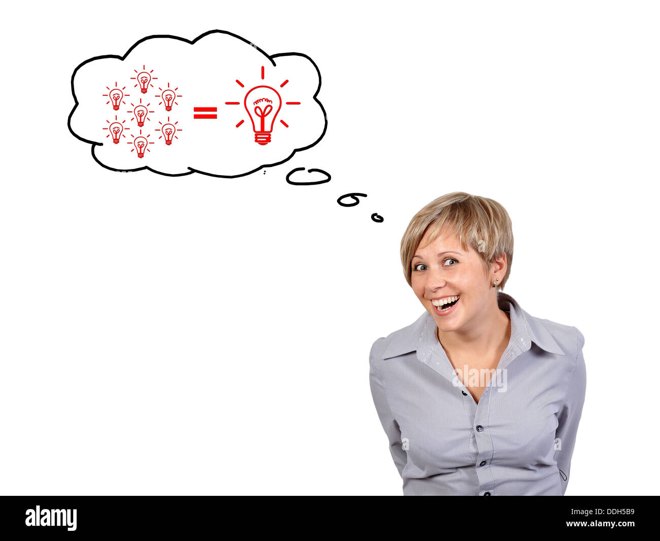 girl dreaming idea Stock Photo - Alamy