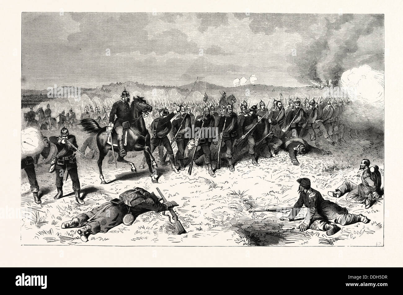 FRANCO-PRUSSIAN WAR: PRUSSIAN GUARD AT THE BATTLE OF SEDAN IN THE ...