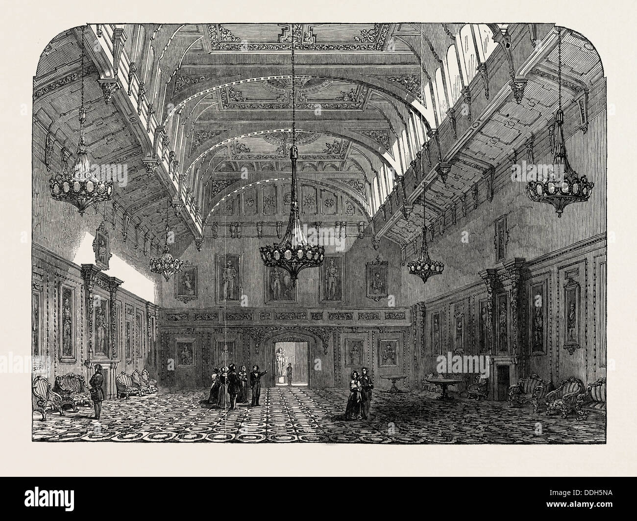 THE RETURN OF THE COURT TO WINDSOR CASTLE: WINDSOR CASTLE, THE WATERLOO ...