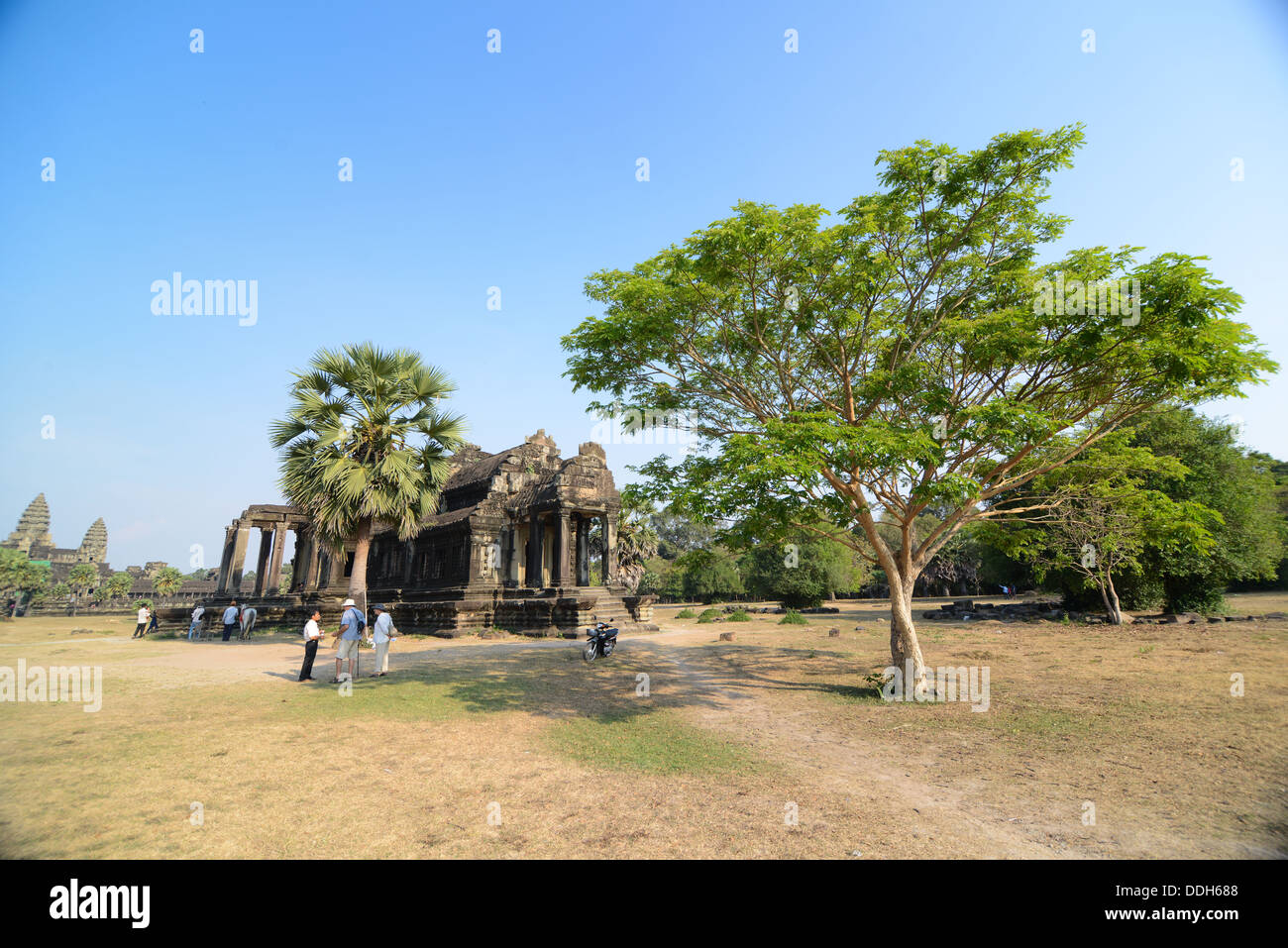 Ancient buddhist khmer temple in the forest, Cambodia Stock Photo - Alamy